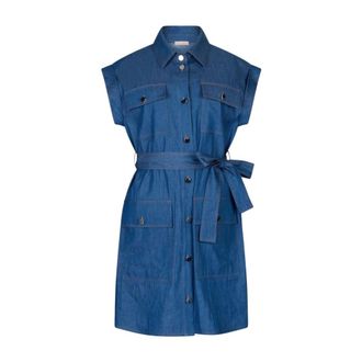 Liu Jo Kurzes Kleid - - Dresses - Damen - Blau - 2XL
