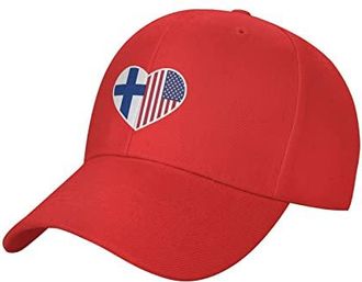 Generic Casquette De Baseball Jaime LAm&eacute;rique Et La Finlande Chapeau De Golf Classic,Anti UV Casquette De Sport pour Camping Homme Running