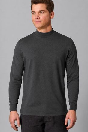 Hempage Hempage Herren vegan Langarmshirt Rollkragen Herren Schwarz