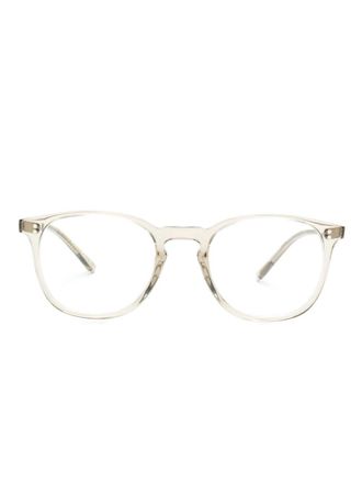 Oliver Peoples Finley Brille mit eckigem Gestell - Grau