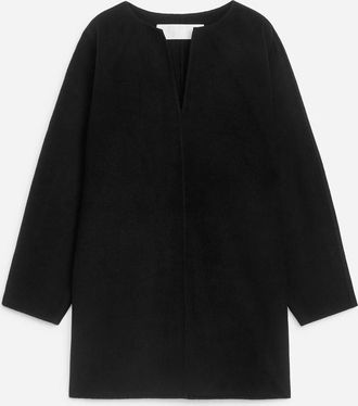 Arket Tunikakleid Aus Wollmischung -Schwarz