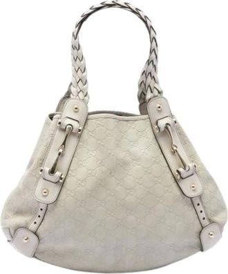 Gucci Sac port&eacute; &eacute;paule Pre-owned Pelham - Femme - Pre-owned - Blanc - Taille: ONE Size