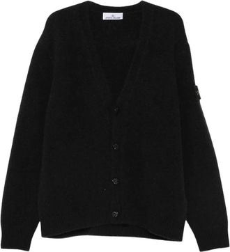 Stone Island Strickjacke - - Knitwear - Herren - Schwarzk - L