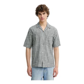 Sams&oslash;e & Sams&oslash;e Homme, Chemises, Gris, Taille: S Short Sleeve Chemises