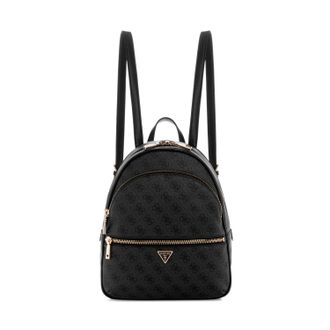 Guess Damen Manhattan Ii Large Rucksack, Kohle-Logo, Einheitsgr&ouml;&szlig;e