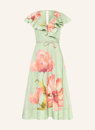Phase Eight Kleid Matilda Mit Volants blau