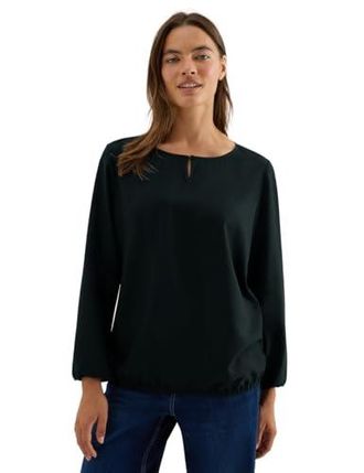Cecil Chemisier pour Femme 3411876 de Couleur Unie, Vert dencre, Taille XL