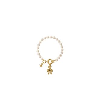 Vivienne Westwood Bracelet Perles Rubis - Femme - Accessoires - Blanc - Taille: ONE Size