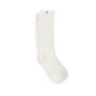UGG Chausettes mi-hautes pliss&eacute;es en coton