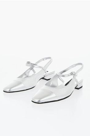 Carel Lam&eacute; Leather Mary Jane Slingbacks OCEANO 2cm size 36,5