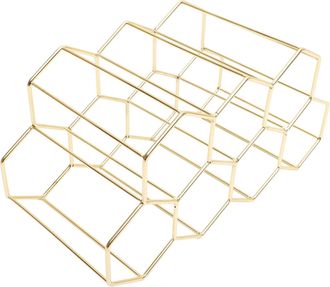 Valiclud ELAYARD Robustes Weinregal aus Eisen mit F&auml;chern Stilvoller Flaschenhalter im Nordic Design Einfacher Aufbau Langlebig f&uuml;r K&uuml;che Esszimmer und Bar als