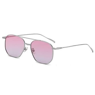 Generic Lunettes de soleil polarisées en métal design 2025 pour hommes et femmes sports de plein air conduite pare-soleil (couleur : B, taille : moyen)