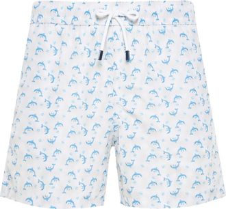 Fedeli Homme, Maillots de bain, Blanc, Taille: L Short de bain