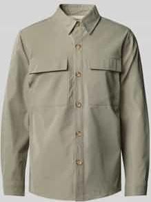 Colours & Sons Regular Fit Hemdjacke mit Brustpattentaschen