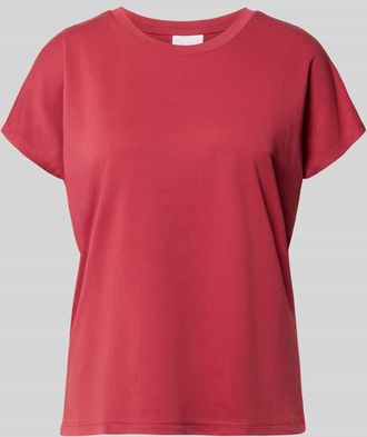 Jake*s T-Shirt aus Modal-Mix mit Rundhalsausschnitt