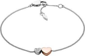 Fossil Sutton Duo Hearts Armband - - Accessories - Damen - Mehrfarbig - ONE SIZE