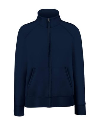 Fruit Of The Loom Fruit of the loom Damen Lady Fit Sweat Jacket Langarmshirt, Blau (Deep Navy Az), X-Large