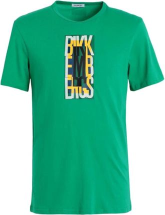 Dirk Bikkembergs Homme, Tops, Vert, Taille: M T-shirt