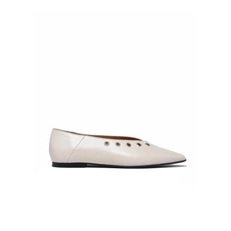 Toral Shoes Ballerina aus Wildleder - - Shoes - Damen - Wei&szlig; - 39 EU