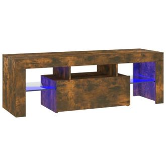 vidaXL Vidaxl - TV-Schrank mit LED-Leuchten R&auml;uchereiche 120x35x40 cm