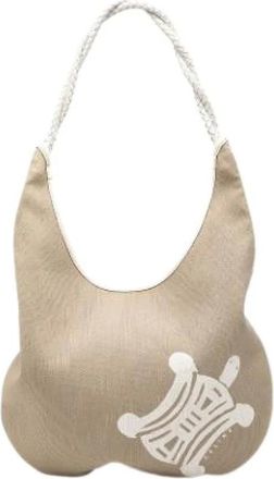 Celine Sac Hobo Vintage Pre-owned - Femme - Pre-owned - Beige - Taille: ONE Size