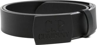 C.P. Company C.p. Company, Homme, Accessoires, Noir, Taille: 95 CM Logo Belt