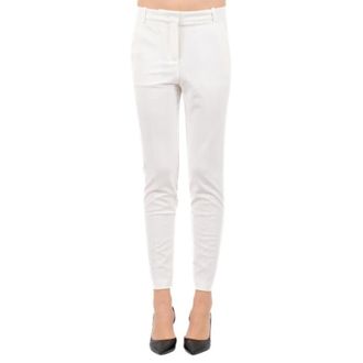 Pinko Bello Punto Stoffa Cropped Hosen - - Trousers - Damen - Wei&szlig; - XL