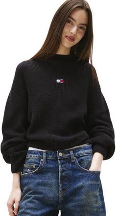 Tommy Jeans Mockneck Badge W - Pullover - Damen