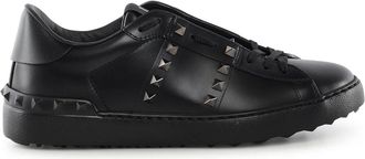 Valentino Garavani Homme, Chaussures, Noir, Taille: 43 1/2 EU Rockstud Untitled Baskets