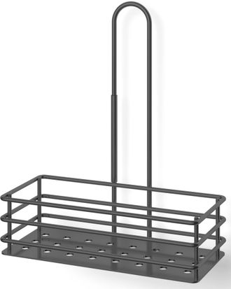 Zack Iparo Duschkorb 25,5x14x32 cm Schwarz