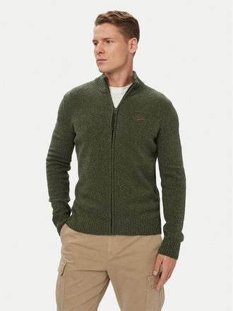 Aeronautica Aeronautica Militare Strickjacke 262MA1646UL00924 Khakifarben Regular Fit