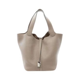 Herm&egrave;s Pre-owned Picotin Handbag - - Pre-owned - Damen - Grau - ONE SIZE
