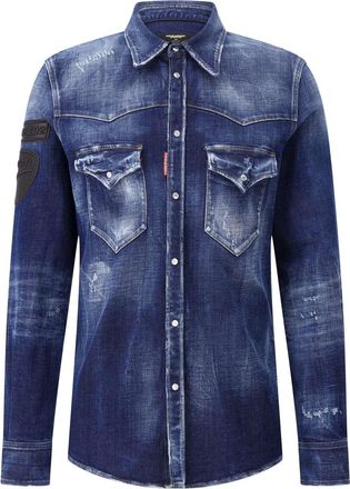 Dsquared2 Hemd aus Denim