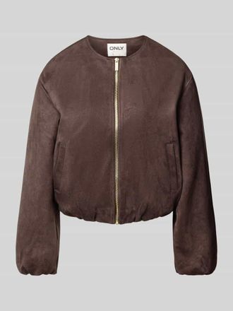 Only Regular Fit Kunstlederjacke in Velourleder-Optik Modell STINA