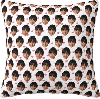 Generic Personalisiert Kissen Bedrucken Lassen mit Foto Gesicht fotokissen selbst gestalten Kissenbezug personalisierte Kissen Custom Pillow Geschenke f&uuml;r Fra