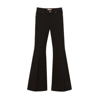 Twinset Femme, Pantalons, Noir, Taille: W26 Flare Pantalons
