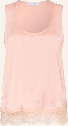 Rich & Royal Satintop Mit Spitze rosa