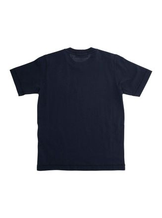 Stone Island Boys Blue Cotton T-Shirt With Logo Patch T-Shirts And Polos