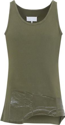 Maison Margiela Haut Tricot Sans Manches - Homme - Pulls - Vert - Taille: XL