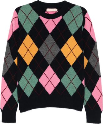 &Daughter pull &agrave; losanges - Bleu