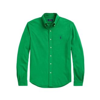 Polo Ralph Lauren Homme, Chemises, Vert, Taille: L Polo Classique en Coton