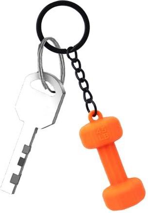 Generico Porte-cl&eacute;s halt&egrave;re de fitness - pendentif de sport &agrave; la mode au look moderne, accessoire en m&eacute;tal durable pour couples, amis, athl&egrave;tes, accessoire d&eacute;c