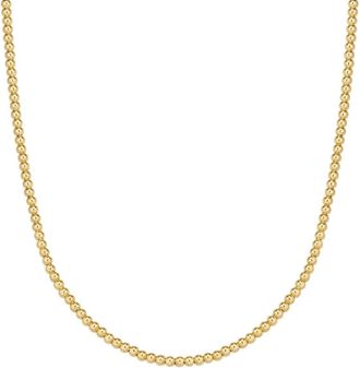 Glanzst&uuml;cke M&uuml;nchen Halskette - Sterling Silber Halskette - Gr. unisize - in Gold - f&uuml;r Damen