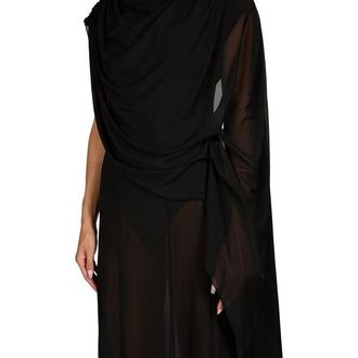 Gestuz Robe &agrave; superposition drap&eacute; asym&eacute;trique