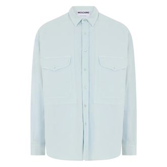 Moschino Leichtes Langarmshirt - - Shirts - Herren - Blau - M