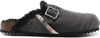 Diesel D-Woodstock Slipper - Schwarz