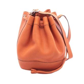 Herm&egrave;s Pre-owned Cuir sacs-ports-paule - Femme - Pre-owned - Orange - Taille: ONE Size