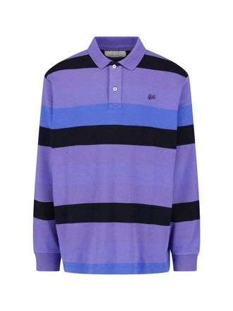 ERL Gestreiftes Poloshirt
