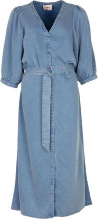 Freebird by Steven Femme, Robes, Bleu, Taille: 38 FR Dass Dress