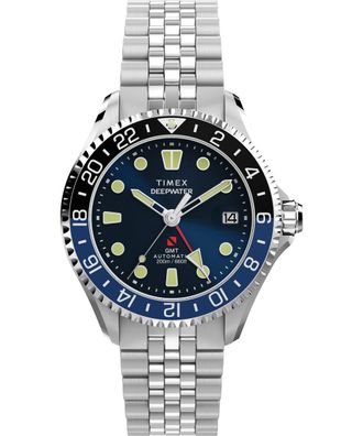 Timex Deepwater Meridian Silber Herren Armbanduhr TW2Y64000